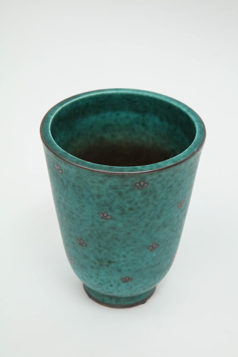 Ceramic Vase by William Kage, Sweden, circa 1930 at 1stDibs