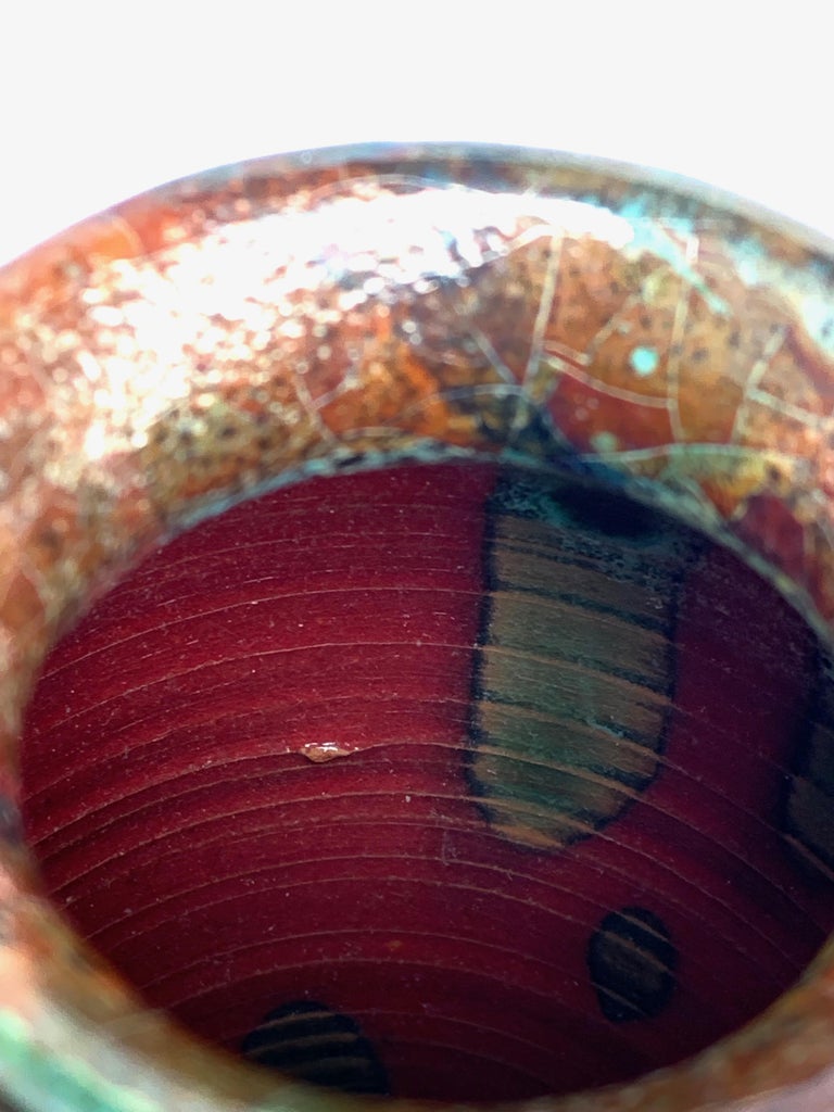 Ceramic Vase Sardinian Polychrome Ceramics by Claudio Pulli, Italy ...