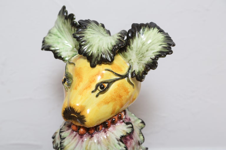 Ceramic "Vegetable" Dog For Sale at 1stDibs