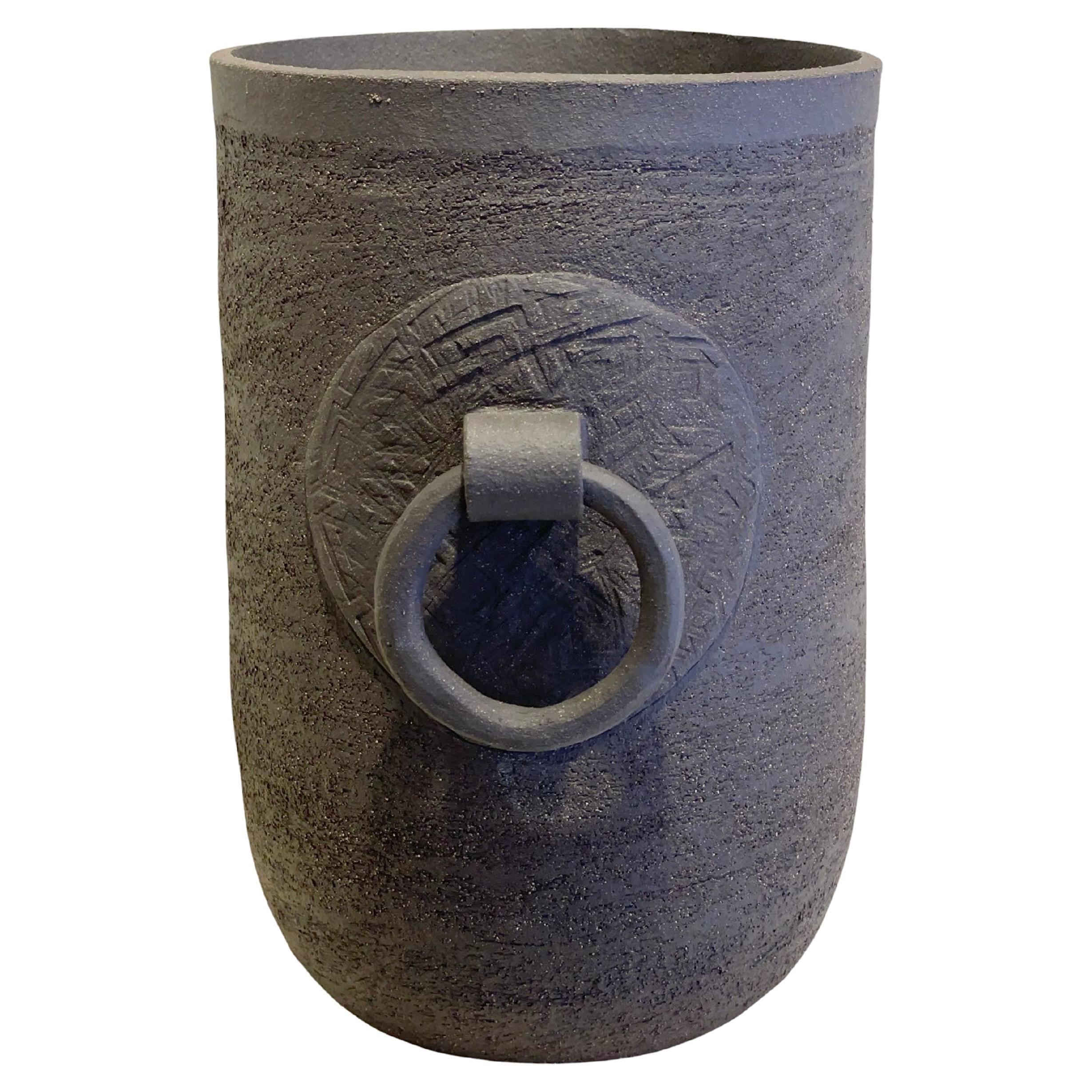 Ceramic Vessel Antique Small Handbuilt in Istanbul, Contemporary Home ...