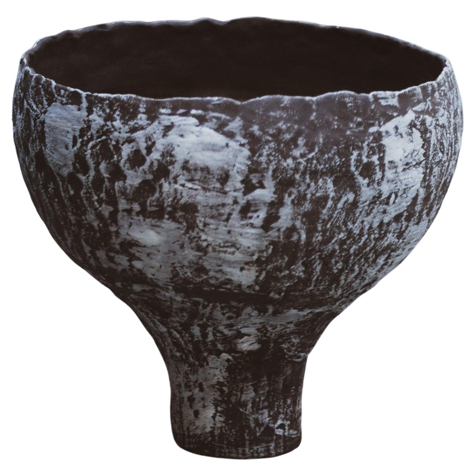 Sandra Zeenni Turquoise Ceramic Vessel For Sale at 1stDibs