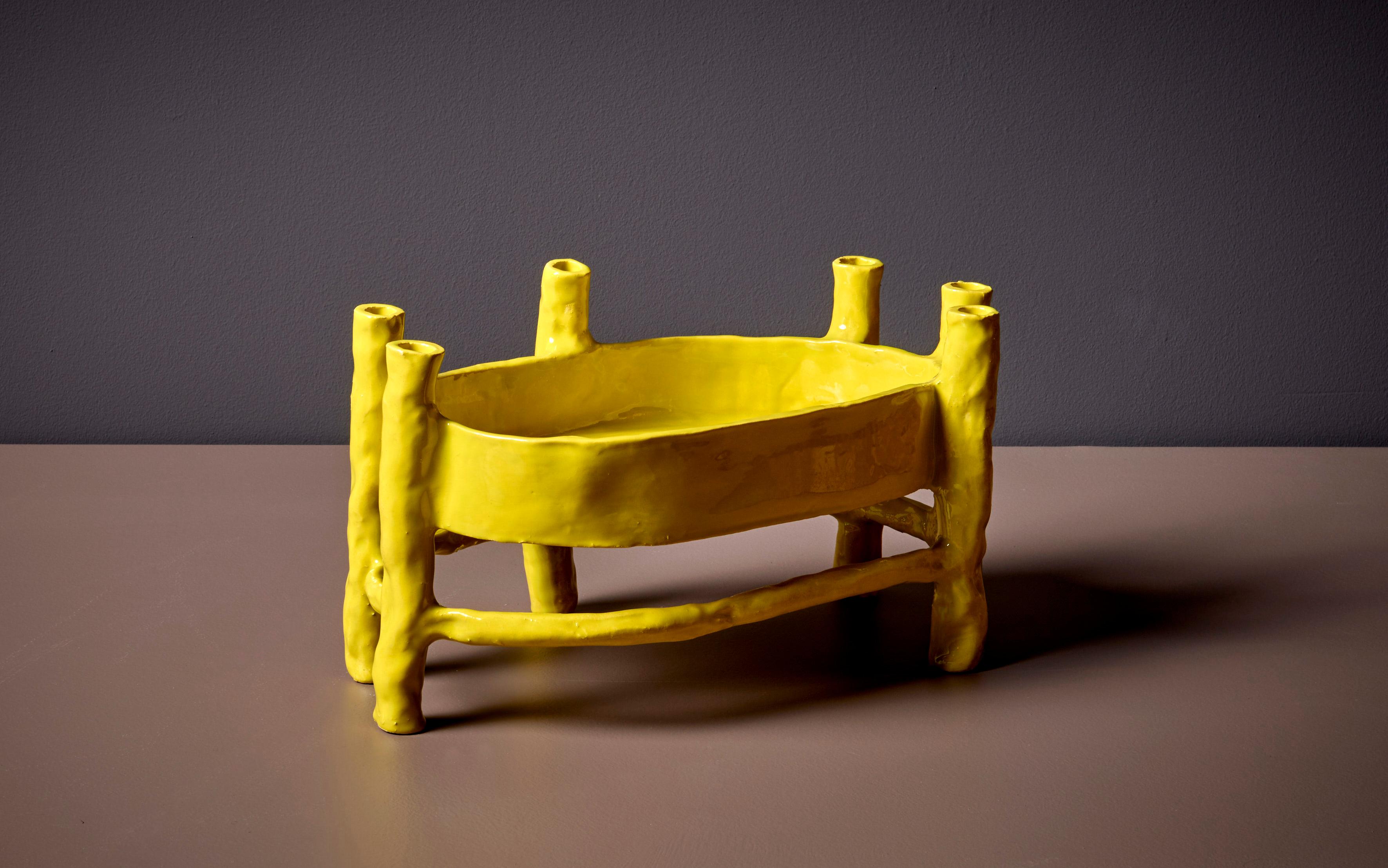 Ceramic Vessel No. 280 by Onka Allmayer-Beck in Yellow, Austria, 2023 ...