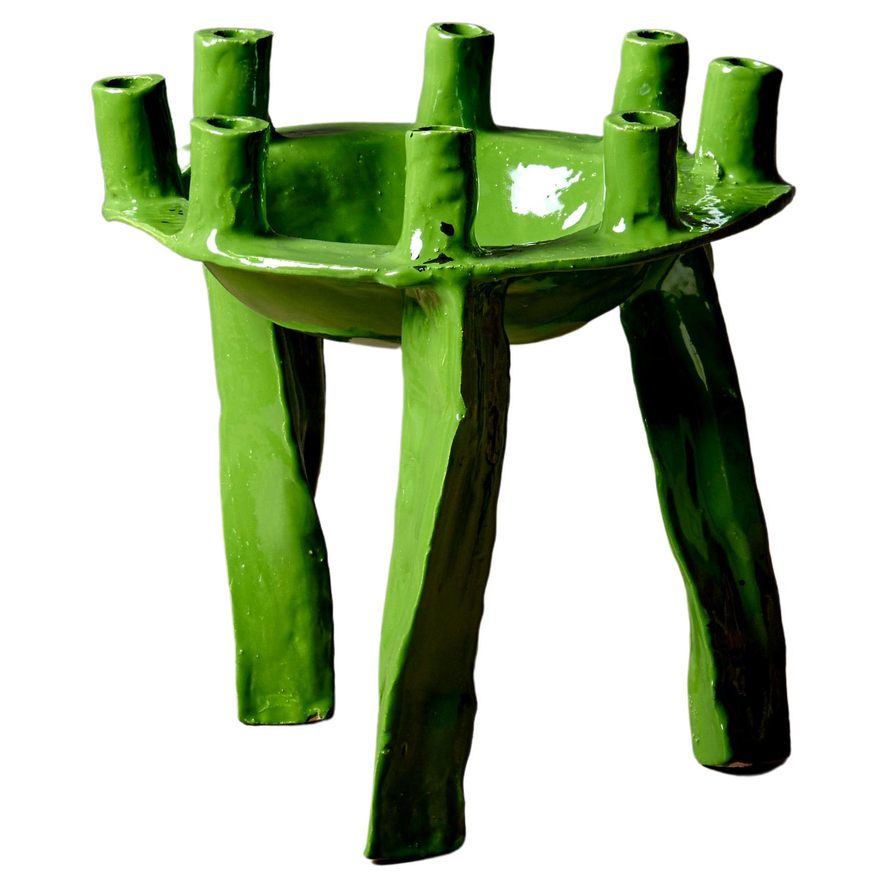 Ceramic Vessel No. 291b by Onka Allmayer-Beck in Green, Austria, 2023 ...