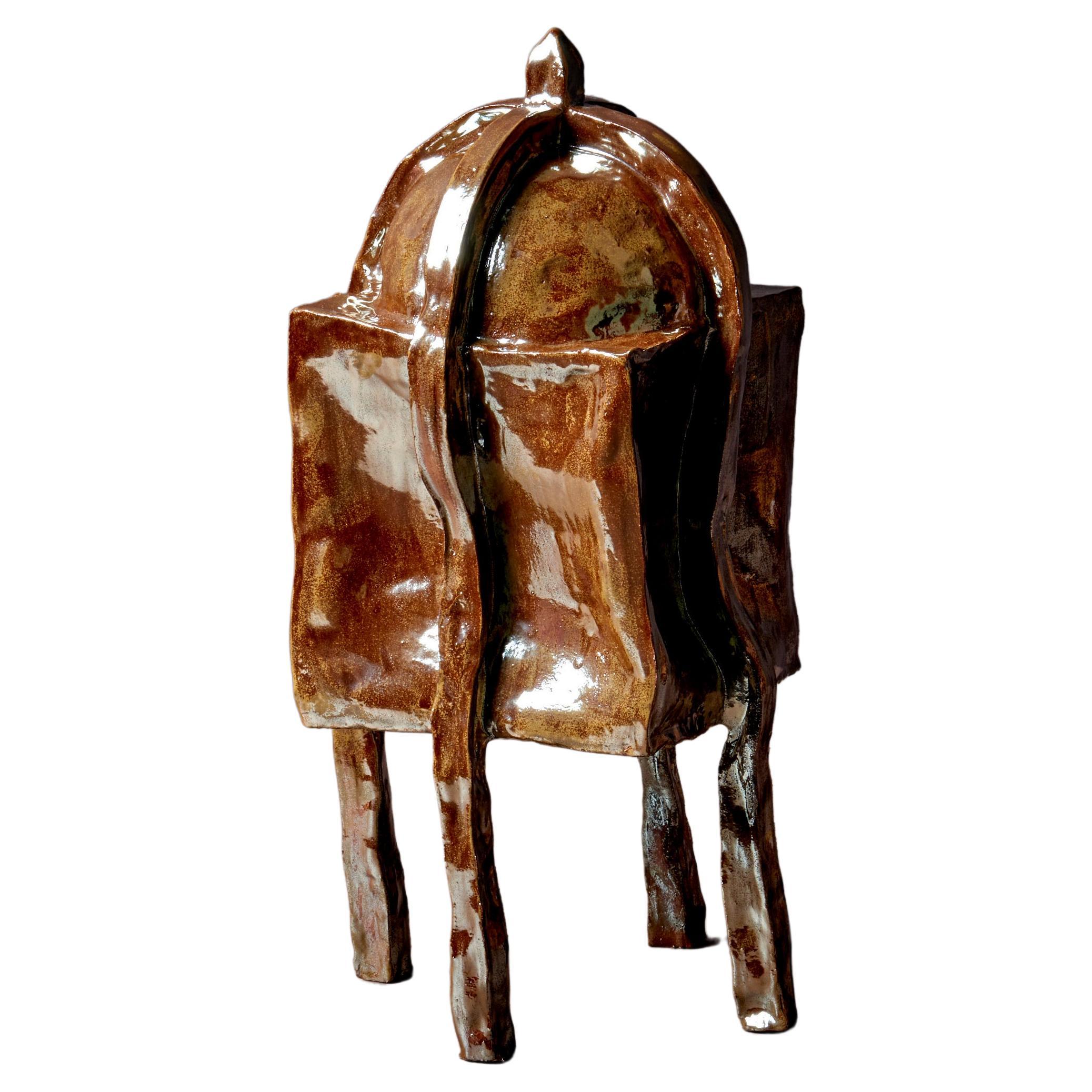 Ceramic Vessel No. 289 by Onka Allmayer-Beck in Brown, Austria, 2023 ...