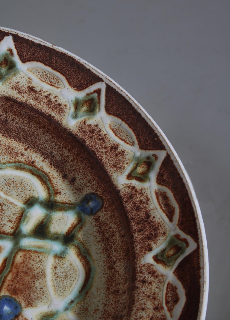 Ceramic Wall Decor Dish Handmade by "Kingo" Denmark, 1960s ...