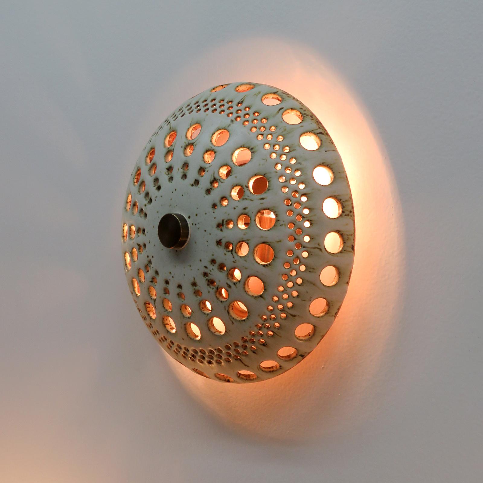 Ceramic Wall Light No.08 by Heather Levine For Sale at 1stDibs