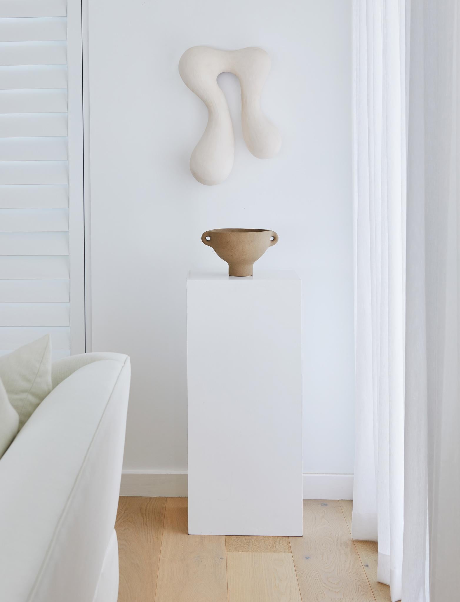 Ceramic Wall Light Womb Sconce I For Sale at 1stDibs