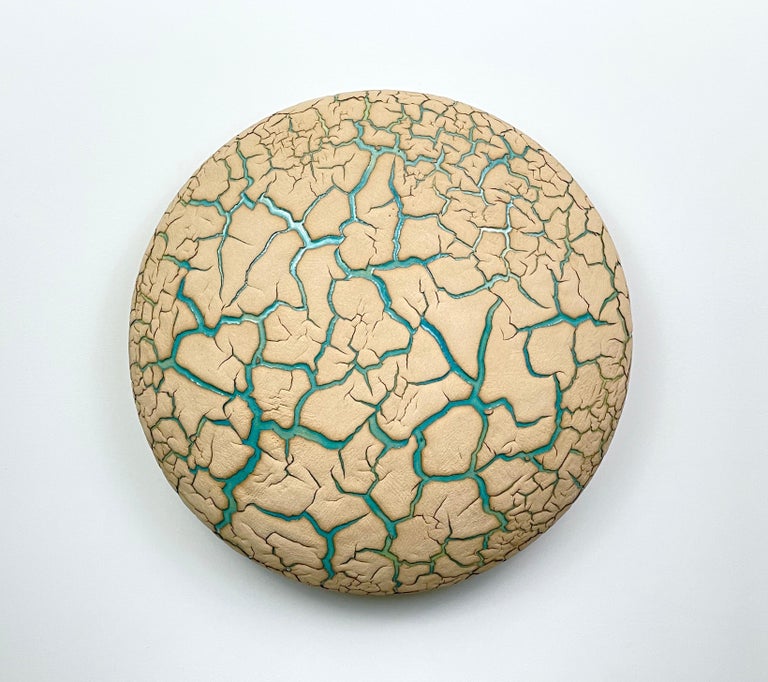 Ceramic Wall Sculpture by William Edwards For Sale at 1stDibs