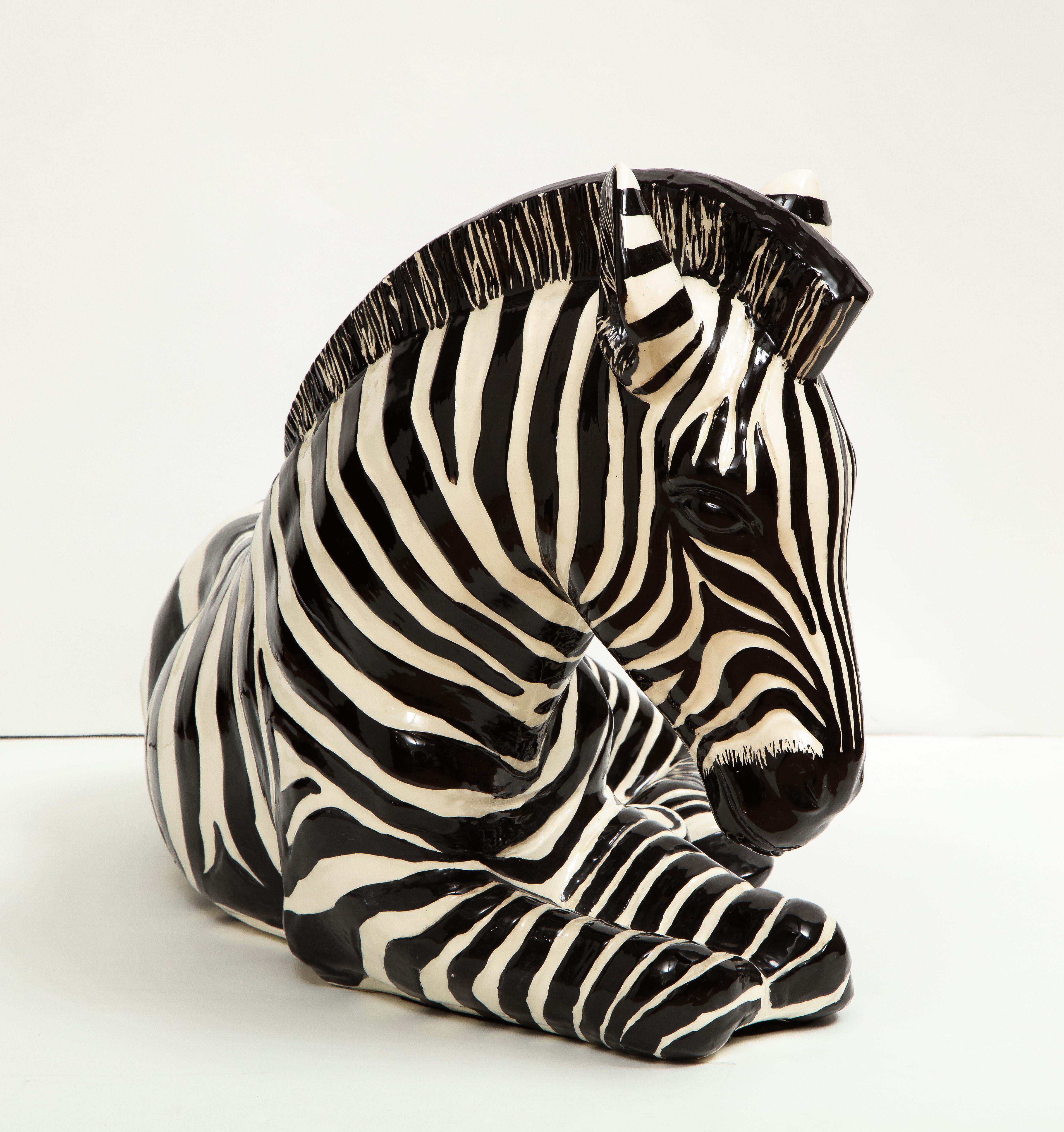 Ceramic Zebra at 1stDibs | zebra ceramic, zebra pottery, ceramic zebras