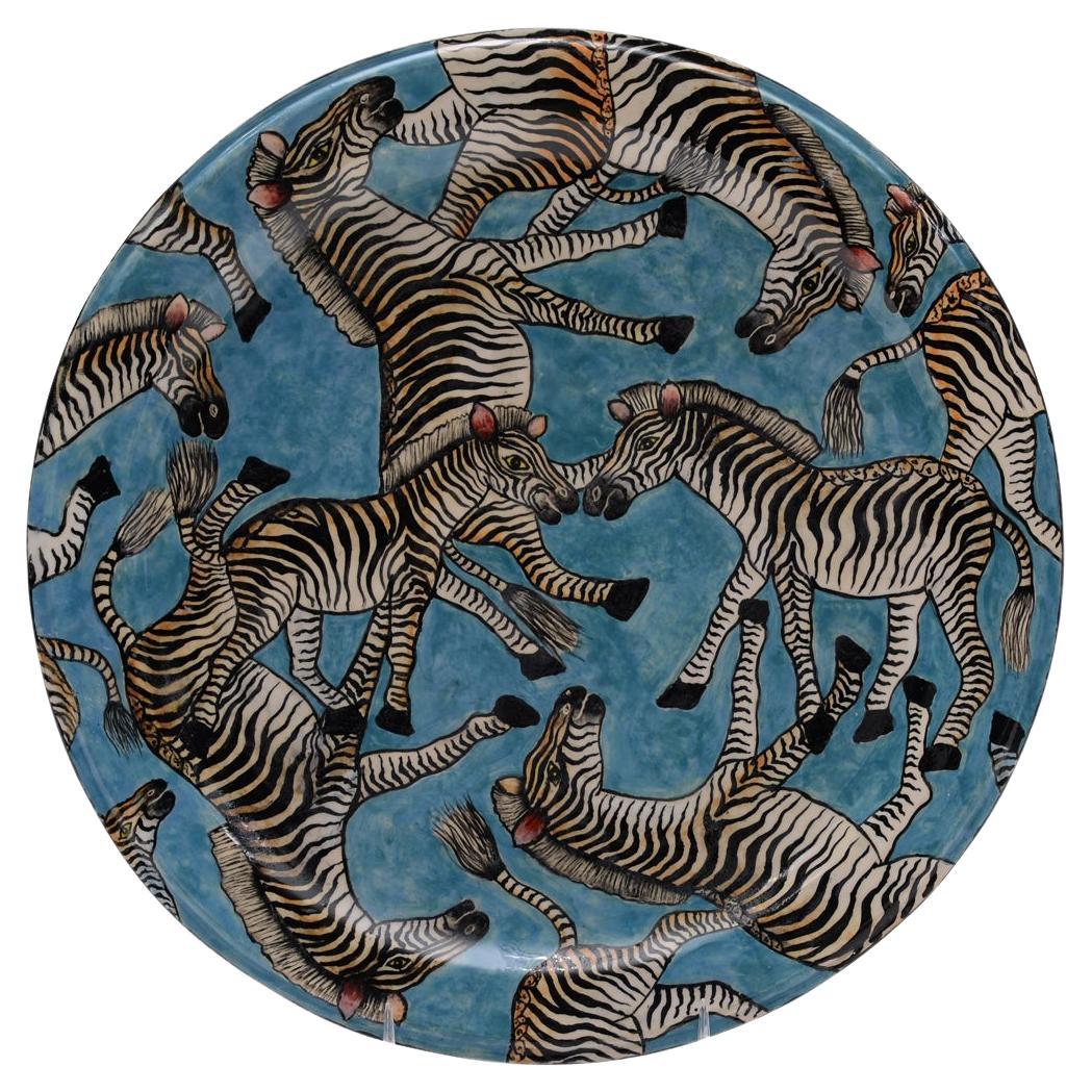 Ceramic Buffalo Plate, Hand made in South Africa For Sale at 1stDibs