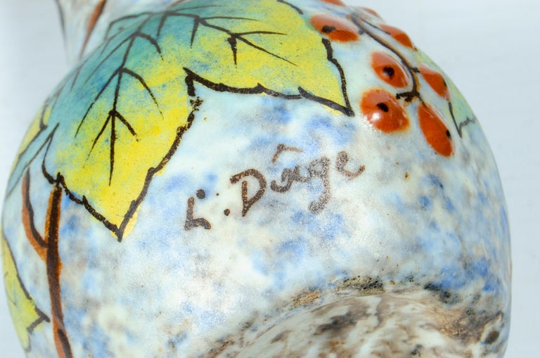 Ceramica Art Noveau Design Louis Dage For Sale at 1stDibs