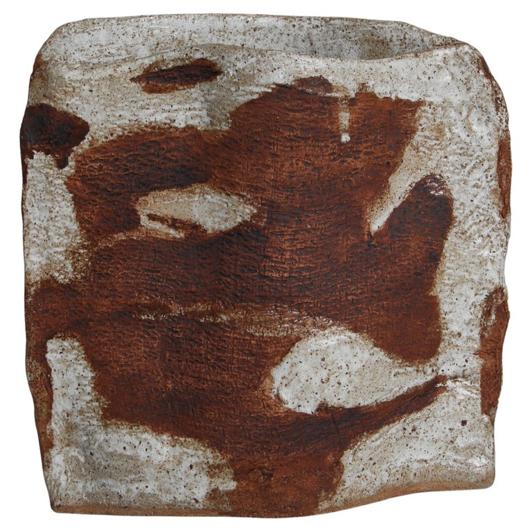 Ceramics Vase by Berte Jessen Own Studio Earth Colored Glazing, 1960s ...