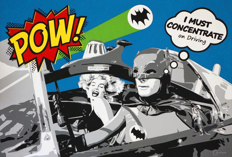 Ceravolo - Batman and the Movie Star Oil and acrylic on canvas 50x72 ...