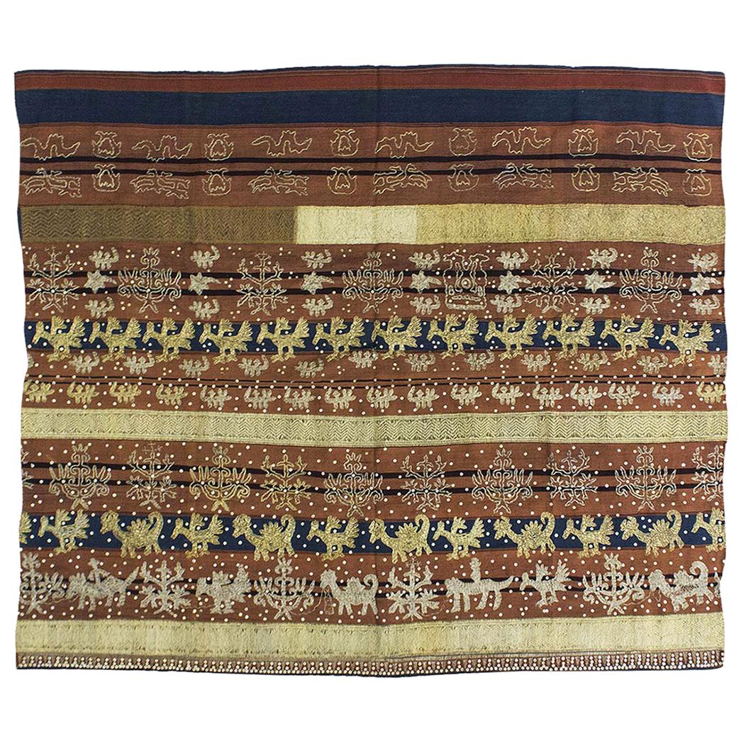 Ceremonial Cloth 'Tapis' of Lampung For Sale at 1stDibs