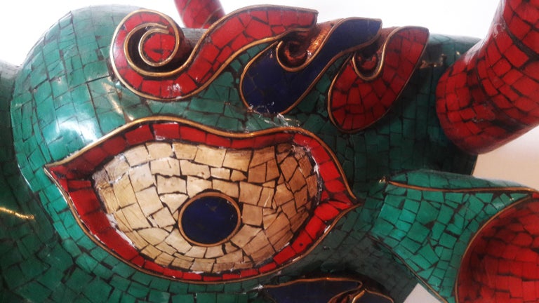 Ceremonial Ox Mask from Bhutan at 1stdibs