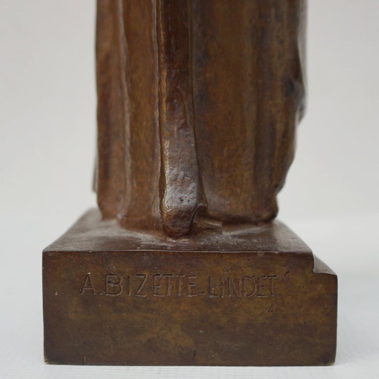 'Ceres' an Art Deco Bronze Sculpture by André Bizette-Lindet For Sale ...