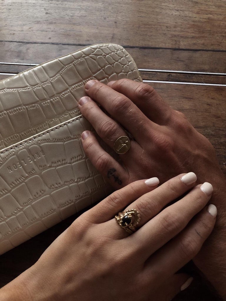 Ceres Stacker Ring, 18 Karat Yellow Gold For Sale at 1stDibs