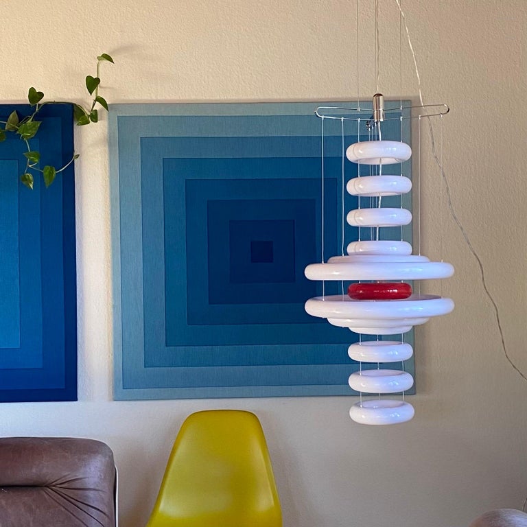 Certificated UFO Ceiling Light by Verner Panton for Verpan, Denmark For ...