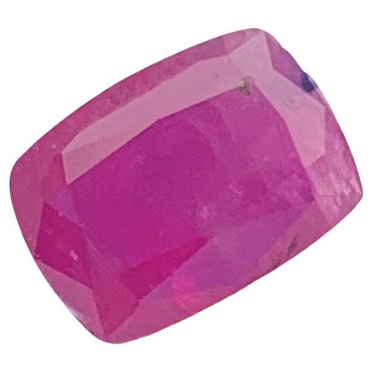 Certified 1.65 Carat Natural Loose Ruby Corundum From Afghan Mine Ring ...