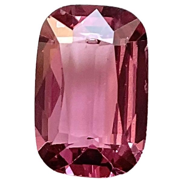 Certified 1.96 Carats deep pink Burmese spinel cushion natural gemstone ...