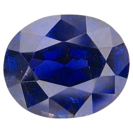 Certified 2.55 Ct No heat Royal Blue Sapphire Ceylon Origin Ring ...