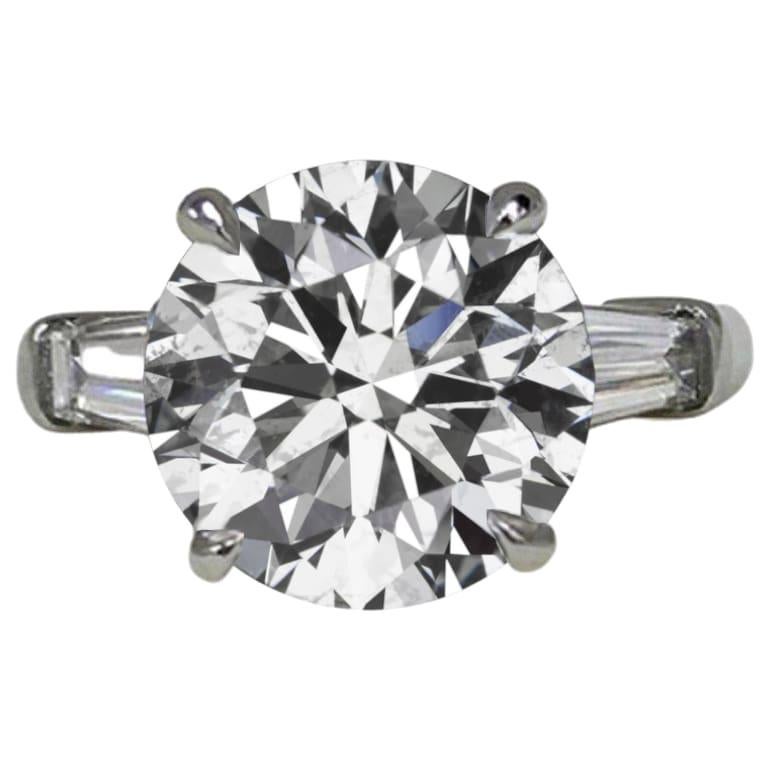 Certified 2 Carat Round Brilliant Cut Diamond Ring For Sale at 1stDibs