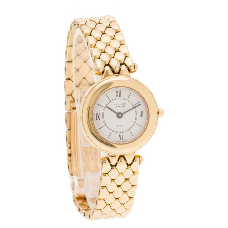 Certified Authentic Van Cleef and Arpels Classic 6360, Black Dial For ...