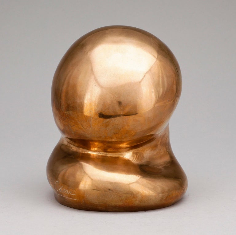 César Baldaccini "Expansion" Sculpture in Bronze Signed France, 1960 ...