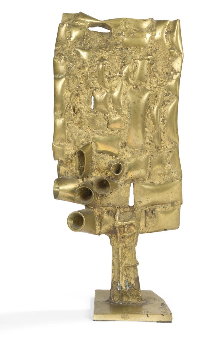 César Baldaccini - César Maillard Plate Bronze Sculpture 1971 Plaque ...