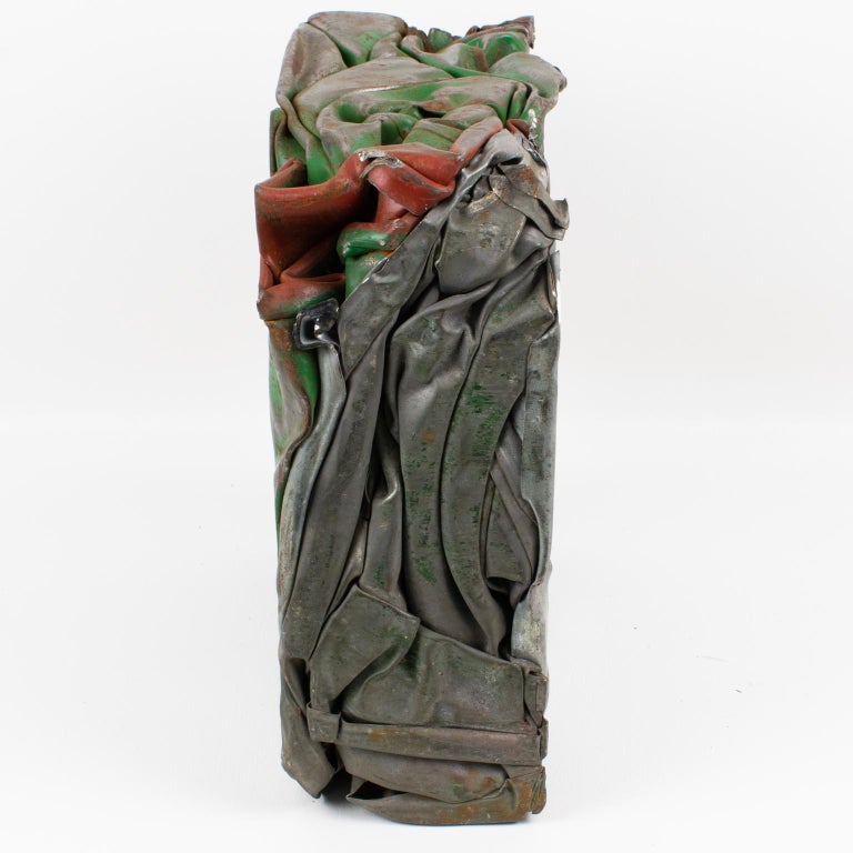 Cesar Baldaccini Style Abstract Metal Sculpture Compression For Sale at ...