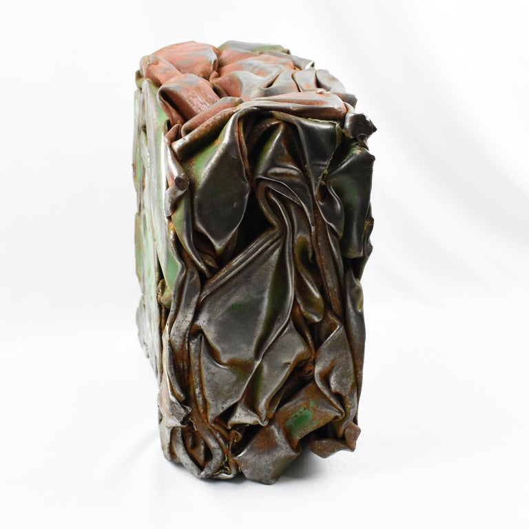 Cesar Baldaccini Style French Abstract Metal Sculpture Compression at ...