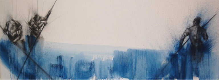 César Rangel - César Rangel, "Tres", Figurative, Contemporary, Acrylic ...