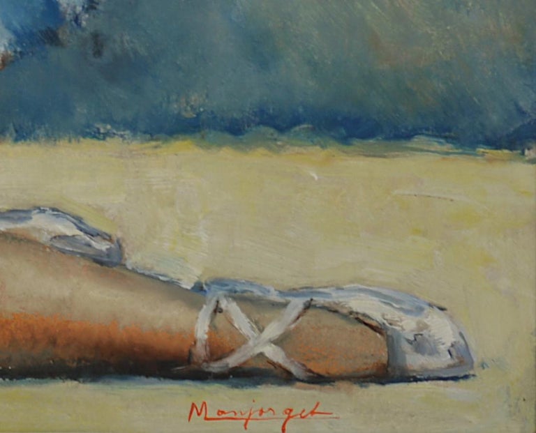 Cesar Vilol - Cesar Vilol, Ballerina Dancer, Oil on Hardboard Panel at ...