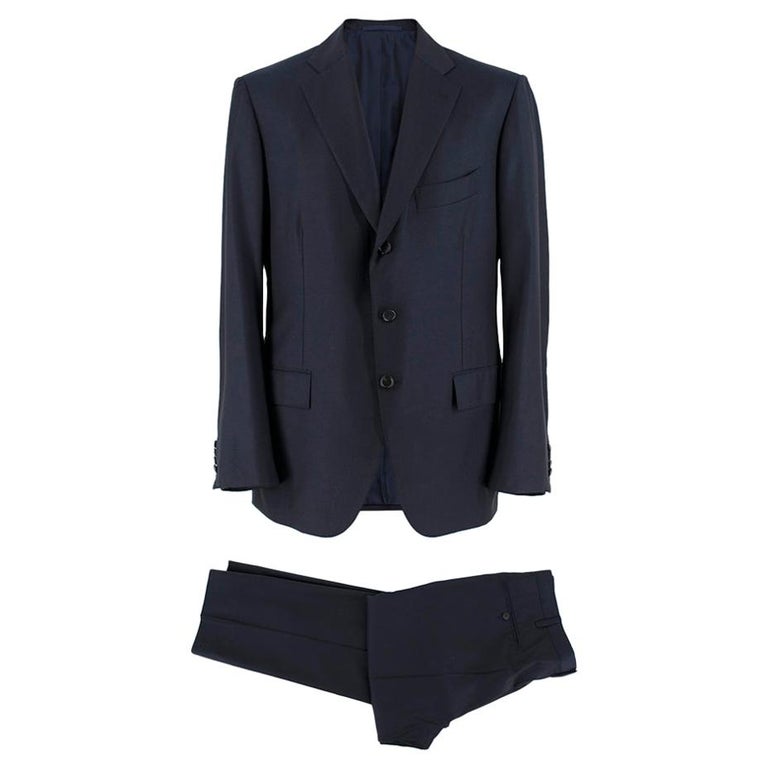 Cesare Attolini Black Men's Tailored Classic Suit at 1stDibs