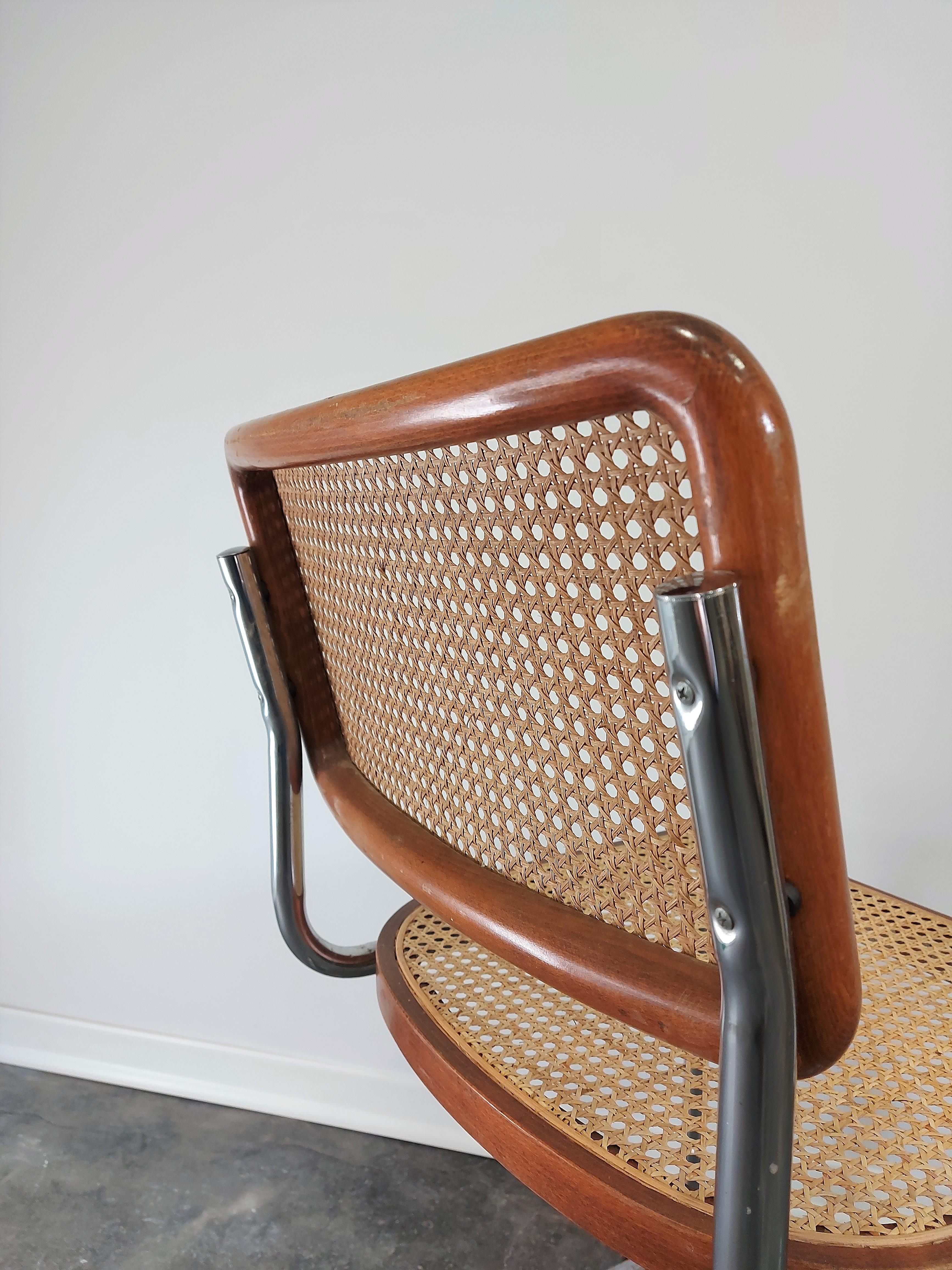Cesca Chair by Marcel Breuer 1970s B32 at 1stDibs