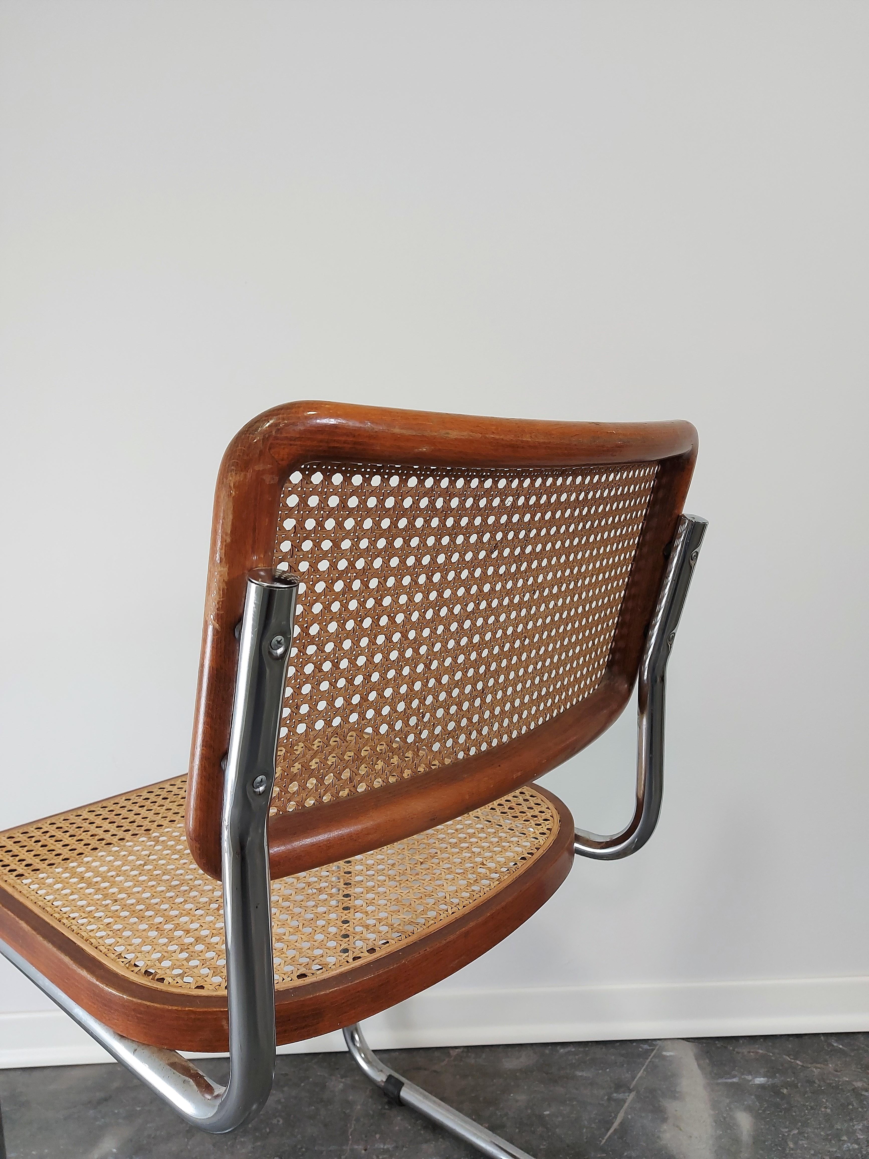 Cesca Chair by Marcel Breuer 1970s B32 at 1stDibs