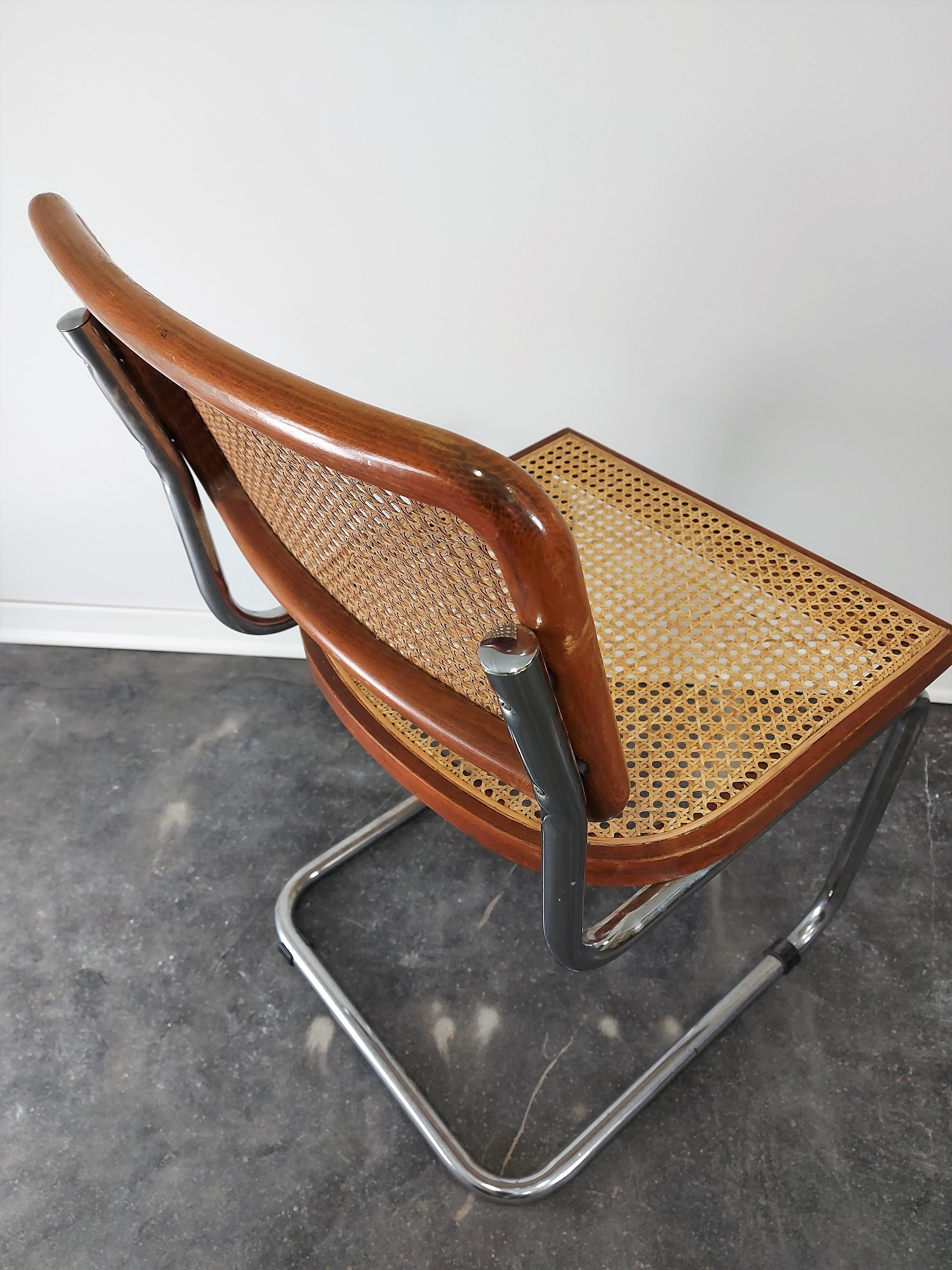 Cesca Chair by Marcel Breuer 1970s B32 at 1stDibs