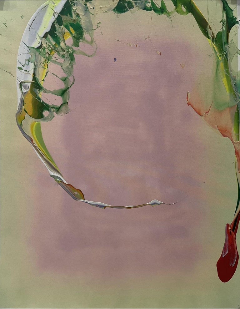 Cevin Parker - Flame - Cevin Parker Abstract Accion Painting For Sale ...