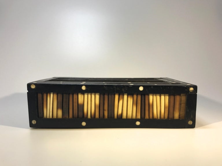 Ceylonese Porcupine Quill Box with Handwritten Message to Brown Owl ...