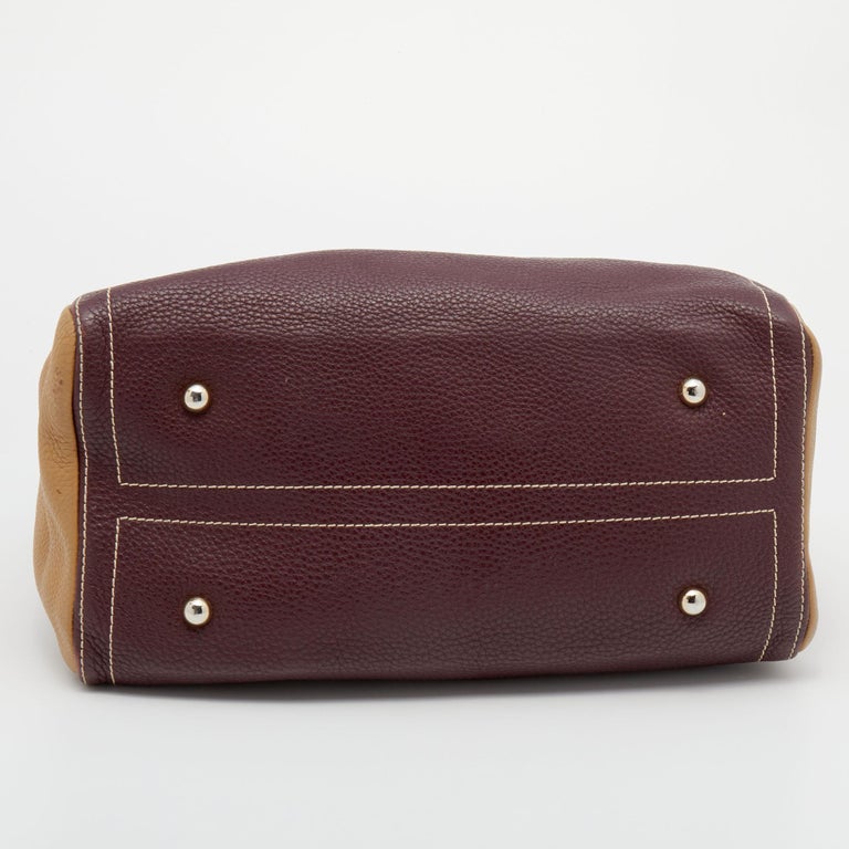 CH Carolina Herrera Multicolor Leather Large Andy Boston Bag For Sale ...