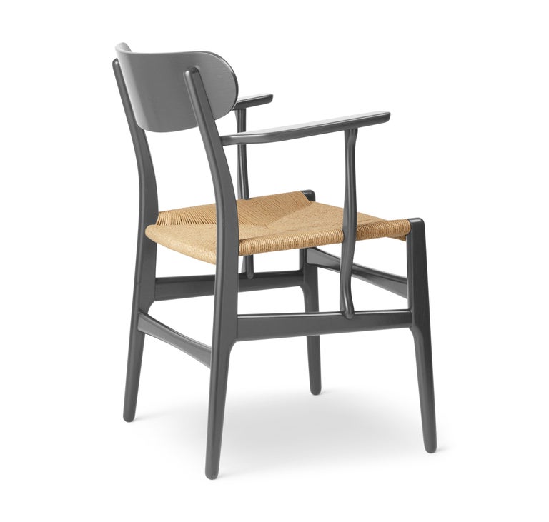 CH26 Dining Chair in Oak / Slate by Hans J. Wegner and Ilse Crawford ...