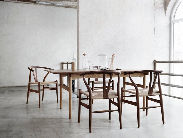 CH327 Large Dining Table in Oak Oil by Hans J. Wegner For Sale at 1stDibs