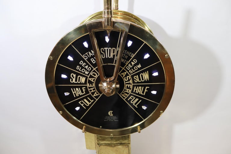 Chadburns Ships Bridge Telegraph at 1stDibs