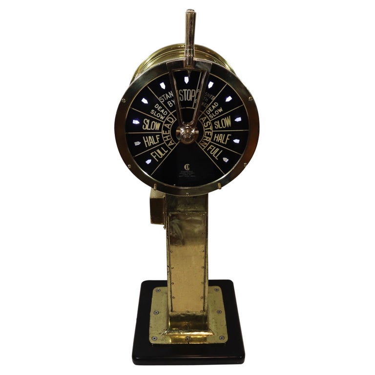 Chadburns Ships Bridge Telegraph at 1stDibs