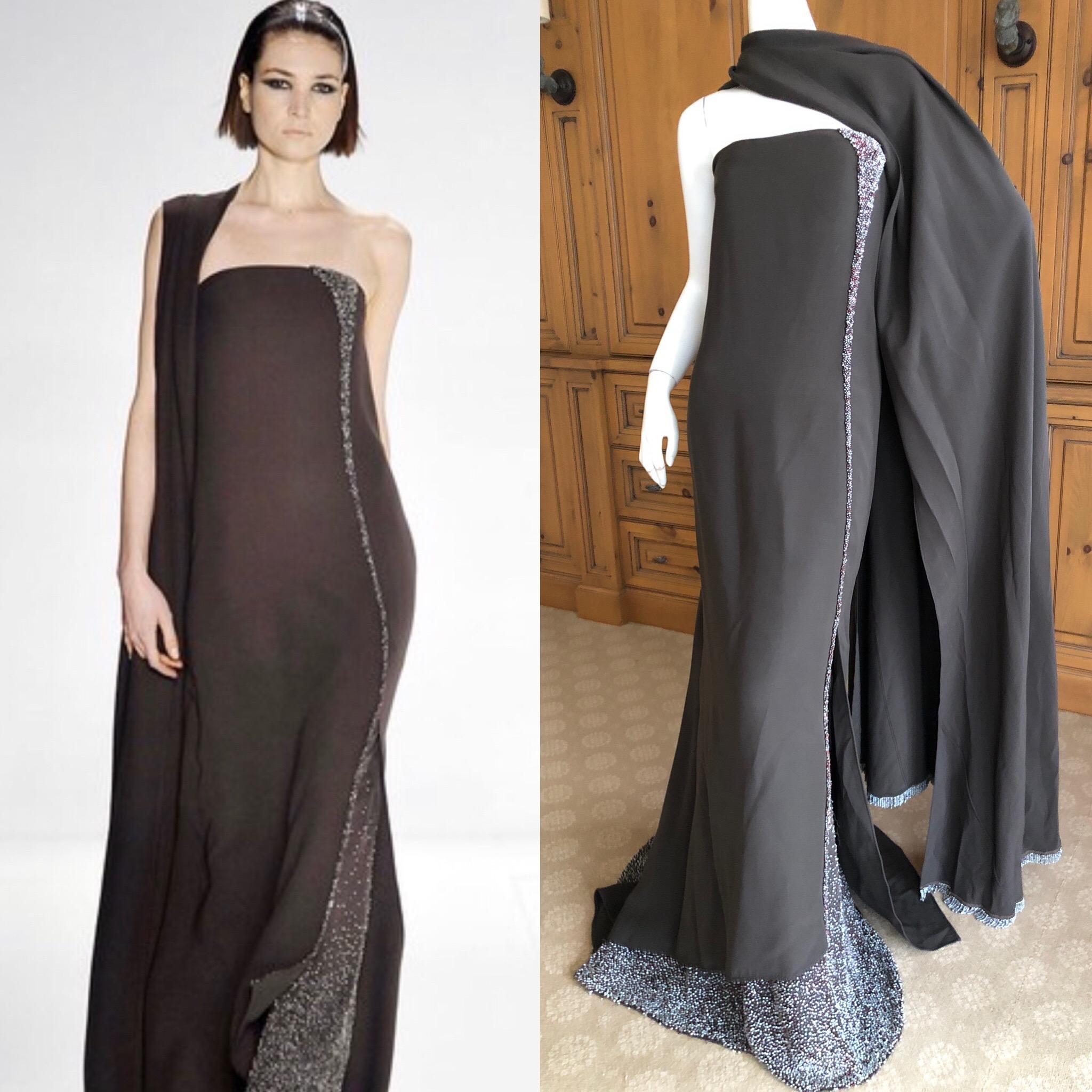 Chado Ralph Rucci Haute Couture Fall 2009 Sari Draped Natural Pearl ...