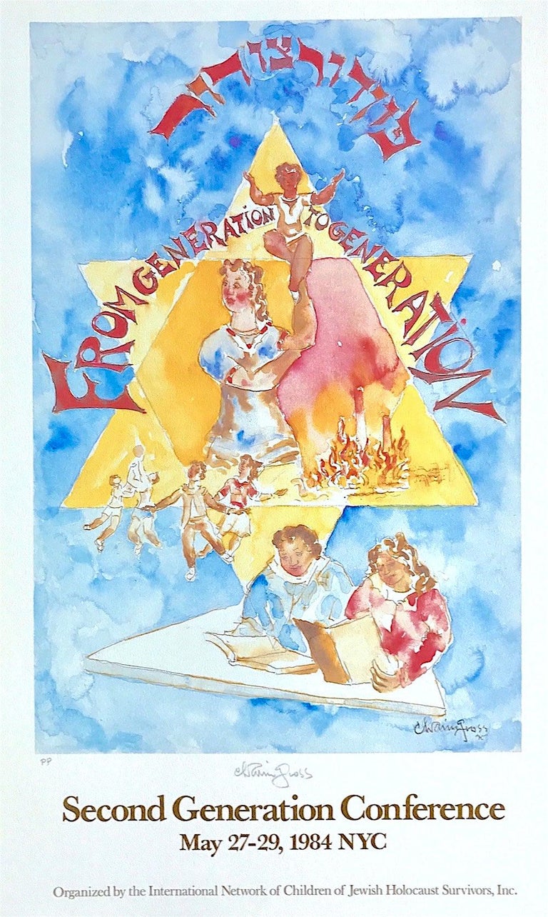 Chaim Gross - FROM GENERATION TO GENERATION Hand Signed Lithograph ...