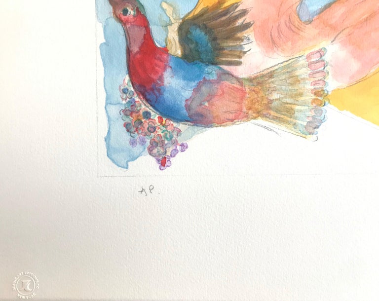 Chaim Gross - OPERATION MOSES Signed Lithograph, Historic 1984 Airlift ...