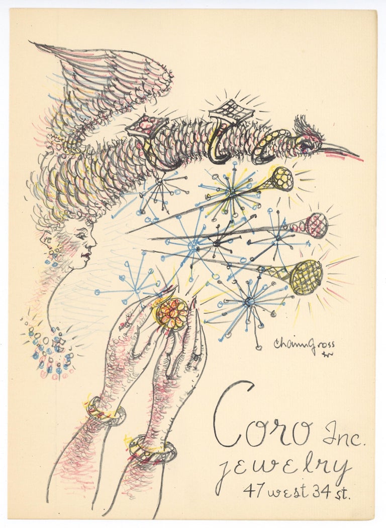 Chaim Gross - original lithograph For Sale at 1stDibs