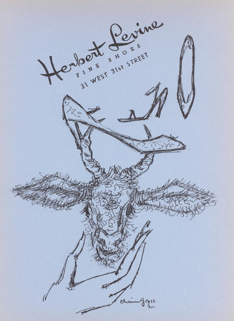 Chaim Gross - original lithograph For Sale at 1stDibs