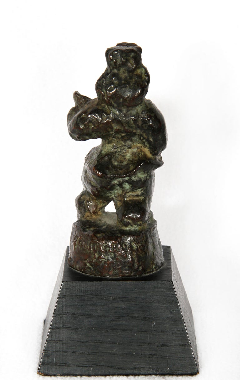 Chaim Gross - Standing Woman, Modern Sculpture by Chaim Gross For Sale ...